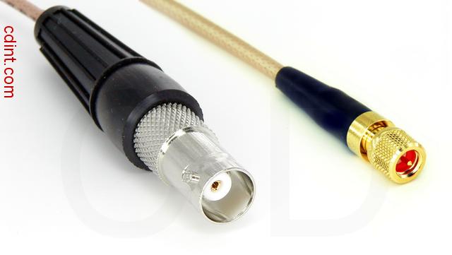 BFM-316DS-6: Coaxial Cable, BNC female to 10-32 (Microdot compatible ...