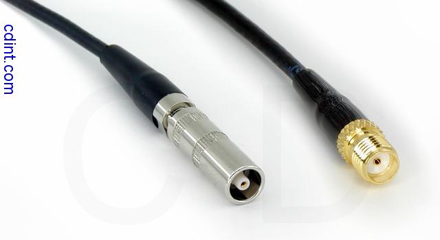 L00FSAF-174LN-6: Coaxial Cable, L00 (Lemo 00 compatible) female to SMA ...