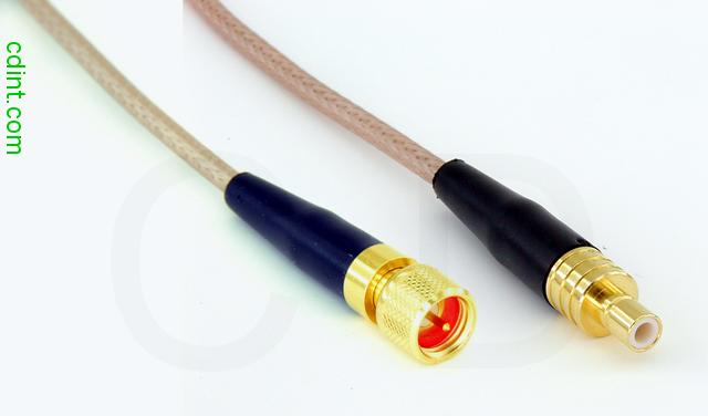 M25SBJ-316DS-8: Coaxial Cable, 1/4-32 (S-93 compatible) to SMB jack ...