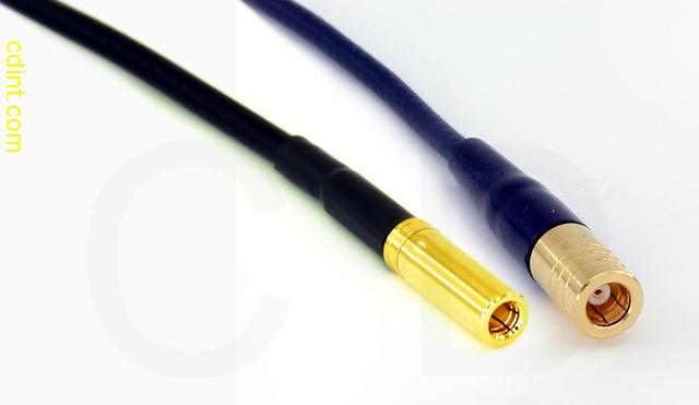 S2BSB-174LL-6: Coaxial Cable, SSMB to SMB plug (female contact), RG174 ...