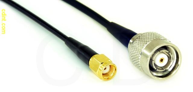 SARTR-174-50: Coaxial Cable, SMA reverse polarity to TNC reverse ...